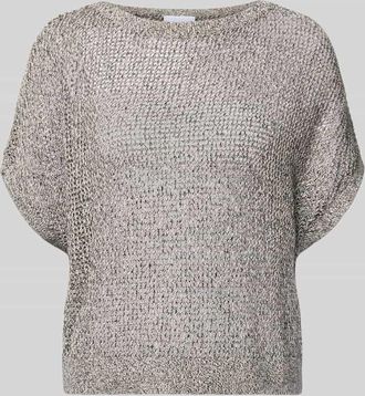 Comma Relaxed Fit T-Shirt in Strick-Optik