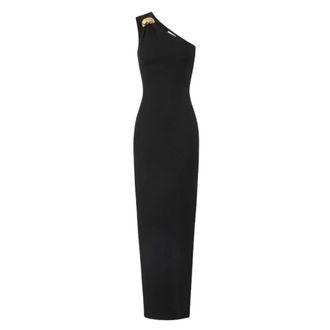 Elisabetta Franchi Femme, Robes, Noir, Taille: 38 FR Robe de soir&eacute;e ajust&eacute;e