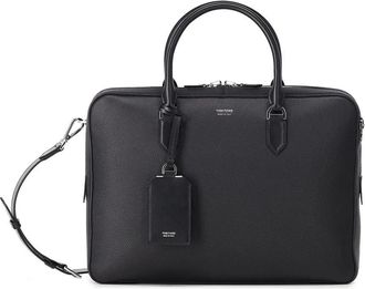 Tom Ford Businesstaschen & Reisegep&auml;ck - Laptop-Tasche aus Leder - Gr. unisize - in Schwarz - f&uuml;r Damen