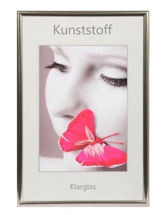 Ideal Dokument Bilderrahmen 21x29,7 DIN A4 Urkunde Meisterbrief Zeugniss Zertifikate: Farbe: Silber o. Aufsteller Glas