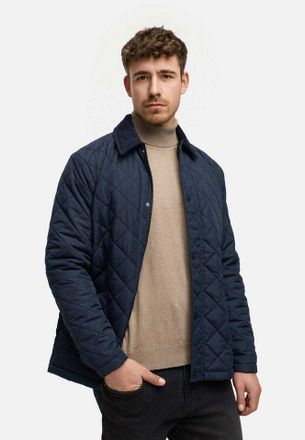 Indicode Steppjacke Herren INDram Herrenjacke Daunen-Optik Leichte Steppjacke mit Cordkragen und Druckkn&ouml;pfen