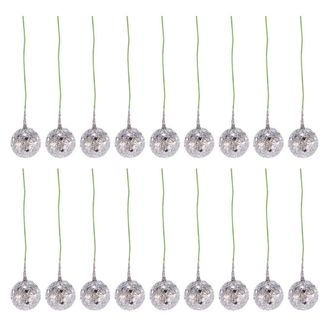 NUOBESTY 50st&uuml;cke Weihnachtliche Beerendekoration Aus Hochwertigen Materialien F&uuml;r DIY-projekte K&uuml;nstliche Beeren Als Foto-Requisiten Und Accessoires F&uuml;r Festl