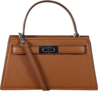 Tory Burch Femme, Sacs, Brun, Taille: ONE Size Lee Radziwill Pebble Mini Sac &agrave; Poign&eacute;e Sup&eacute;rieure