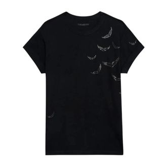 Zadig&Voltaire Femme, Tops, Bleu, Taille: 36 FR T-shirts et Polos bleus avec des ailes distinctives