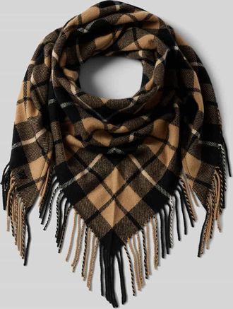 Max Mara Poncho aus reinem Kaschmir mit Fransen Modell UMIDO
