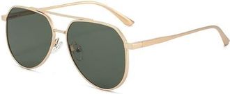 Generic Lunettes De Soleil M&eacute;talliques For La Conduite, For Hommes Et Femmes, Id&eacute;ales For Les Sports Vacances En Plein Air(Green)