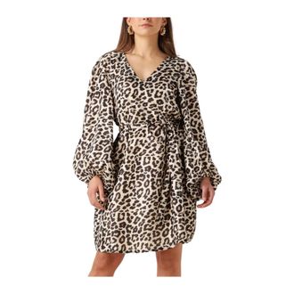 Notre-V Elegantes schwarzes Midi-Kleid - - Dresses - Damen - Mehrfarbig - XS