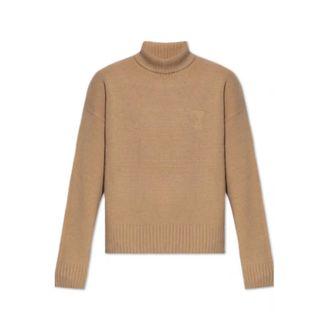 Ami Coqueline Rollkragenpullover - - Knitwear - Damen - Beige - M