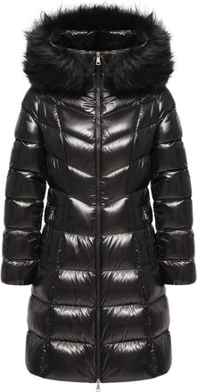 Moncler Moncler Doudoune &Agrave; Capuche Fulmarusse, Femme, Noir, Taille: 2
