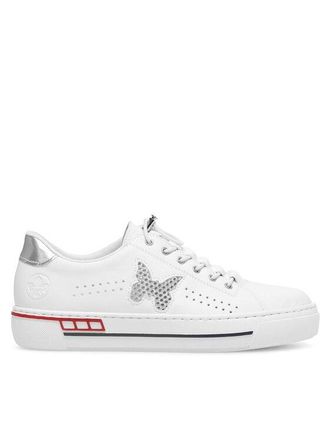 Rieker Sneakers L8857-80 Wei&szlig;