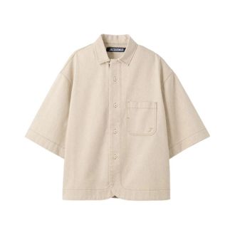 Jacquemus Homme, Chemises, Beige, Taille: L Jacquemus Chemises Beige