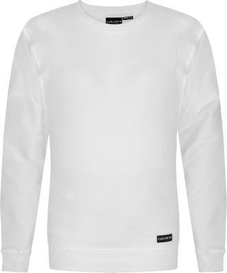 Carlheim Womens Sweatshirt Universal Nova Comfort, White, X-Small