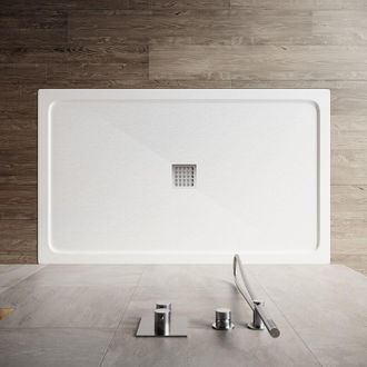Sonni Quadratische Duschwanne Rutschfeste versenkte Duschwanne SMC Quick drain design 1500x900 mm