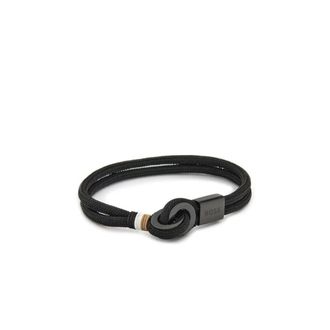 HUGO BOSS Homme, Accessoires, Noir, Taille: ONE Size Bracelet en nylon avec fermoir r&eacute;glable