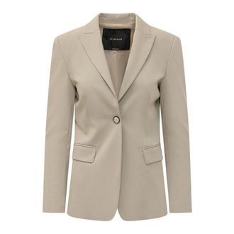 Pinko New Signum Giacca - - Jackets - Damen - Beige - XL