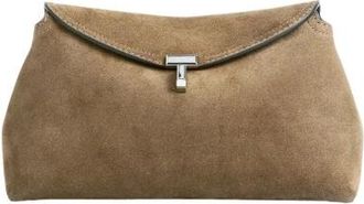Toteme Femme, Sacs, Brun, Taille: ONE Size T-Lock Clutch