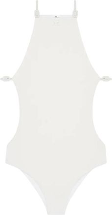 Courr&egrave;ges Cut-out Badeanzug - - Swimwear - Damen - Wei&szlig; - XS