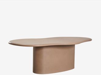 Sklum Sklum - Table de jardin ovale 230x130 cm en ciment Vaduz