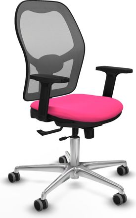 Piqueras y Crespo B&uuml;rostuhl Rosa Jorquera mit 2D-Armen, h&ouml;henverstellbare Lendenwirbelst&uuml;tze, ausgestattet mit Syncro/Traslack und eingespritztem Schaum. Mit Rollen von