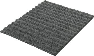 Kleine Wolke Badteppich Yara, Farbe: Schiefer, Material: 100 % Baumwolle, Gr&ouml;&szlig;e: 50x 60 cm