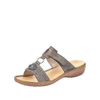 Rieker 608k1, Mules Femme, Gris (Stromboli), 39 EU