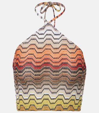 Missoni Top aus H&auml;kelstrick