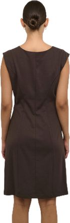 Kaffe Kleid India Damen Kleid Kurzarm Rundhals Cocktailkleid XXL, Java XXL