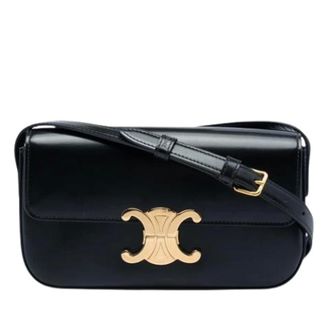Celine Sac bandouli&egrave;re vintage Pre-owned - Femme - Pre-owned - Noir - Taille: ONE Size