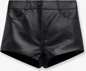 Frankie Shop Loen leather shorts - THE FRANKIE SHOP - gender_Woman