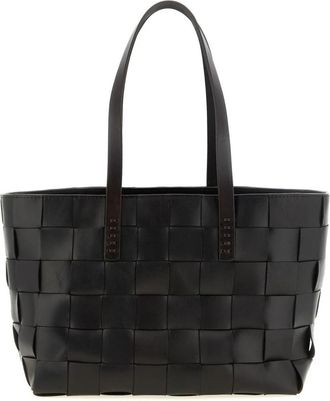 Dragon Diffusion Geflochtene Leder-Tragetasche - - Bags - Damen - Braun - ONE SIZE