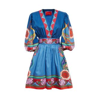 La DoubleJ Liberty Margherita Kleid - - Dresses - Damen - Blau - M