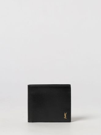 Saint Laurent Tiny Cassandre Bifold-Geldb&ouml;rse aus Leder mit YSL-Monogramm