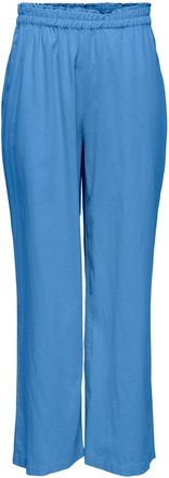 Only Damen ONLTOKYO HW Linen Blend ST Pant PNT NOOS Leinenhose, Provence,3XL / 32L