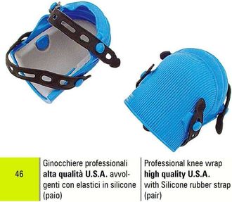 Sigma paar knieschoner 46 wraparound mit silikon-kautschuk armband