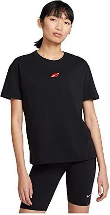Nike Nike Femme W Nsw Tee Boy Love T Shirt, Noir, M EU