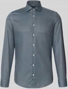 Seidensticker Slim Fit Business-Hemd mit Kentkragen