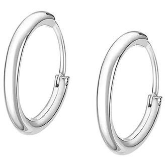 Lotus Boucles doreilles anneaux homme acier