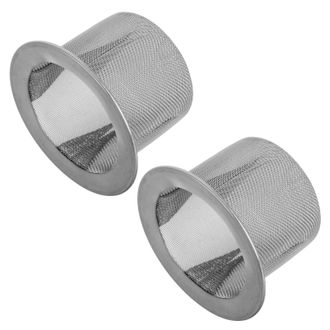 Angoily 2 St&uuml;ck Scheibenwaschfilter aus Edelstahl mit Netz Kompatibel mit Tesla Modellen Scheibenreiniger Trichterfilter f&uuml;r Scheibenwaschbeh&auml;lter Schutz vor 