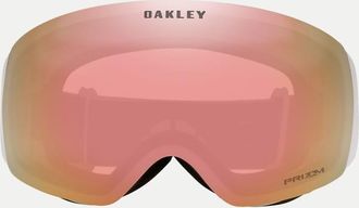 Oakley Flight Deck - Masque de ski avec verres miroir dor&eacute;s - Blanc mat