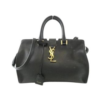 Saint Laurent Sac bandouli&egrave;re en cuir pr&eacute;-poss&eacute;d&eacute; - Femme - Pre-owned - Noir - Taille: ONE Size