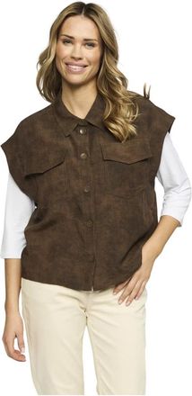2-Biz Femme, Blouses et Chemises, Brun, Taille: 46 FR Chemises