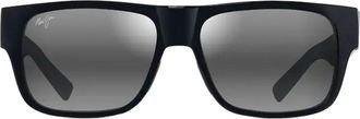 Maui Jim Polarisierte Moderne Rechteckige Sonnenbrille - - Accessories - unisex - Schwarzk - 56 MM