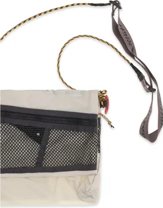 Kl&auml;ttermusen Algir Foldover Nylon Crossbody Bag - Gray