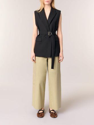 Maje Veste De Tailleur Longue - Noir - Taille 40 - Maje