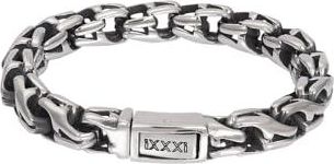 iXXXi Men Bracelet homme en acier inoxydable Laos argent | 21cm, Medium, Acier inoxydable, Pas de gemme