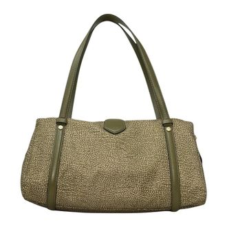 Borbonese Femme, Sacs, Vert, Taille: ONE Size Bauletto Shoulder Bag