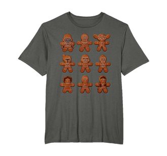Star Wars Weihnachten Star Wars Christmas Gingerbread Characters T-Shirt