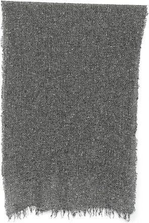 Faliero Sarti Schal aus Kaschmir- Wolle und Seide mit ausgefransten Kanten - - Accessories - Damen - Grau - ONE SIZE