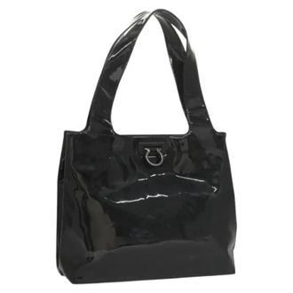 Ferragamo Pre-owned Canvas Handtaschen - - Pre-owned - Damen - Schwarzk - ONE SIZE