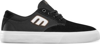 Etnies Herren Barge Plus Skate Shoe, Black/White, 39 EU